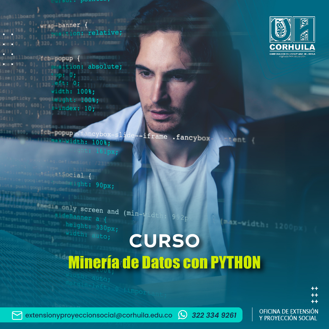Minería de Datos con PYTHON - Corporación Universitaria del Huila